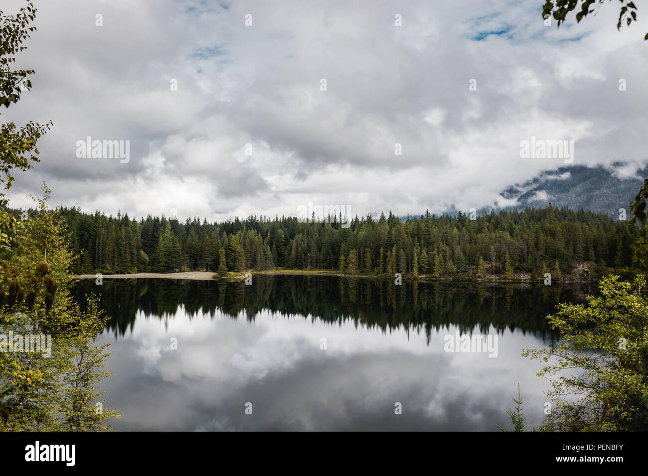 Beautiful Lake view in Canada Stock Photo - Alamy