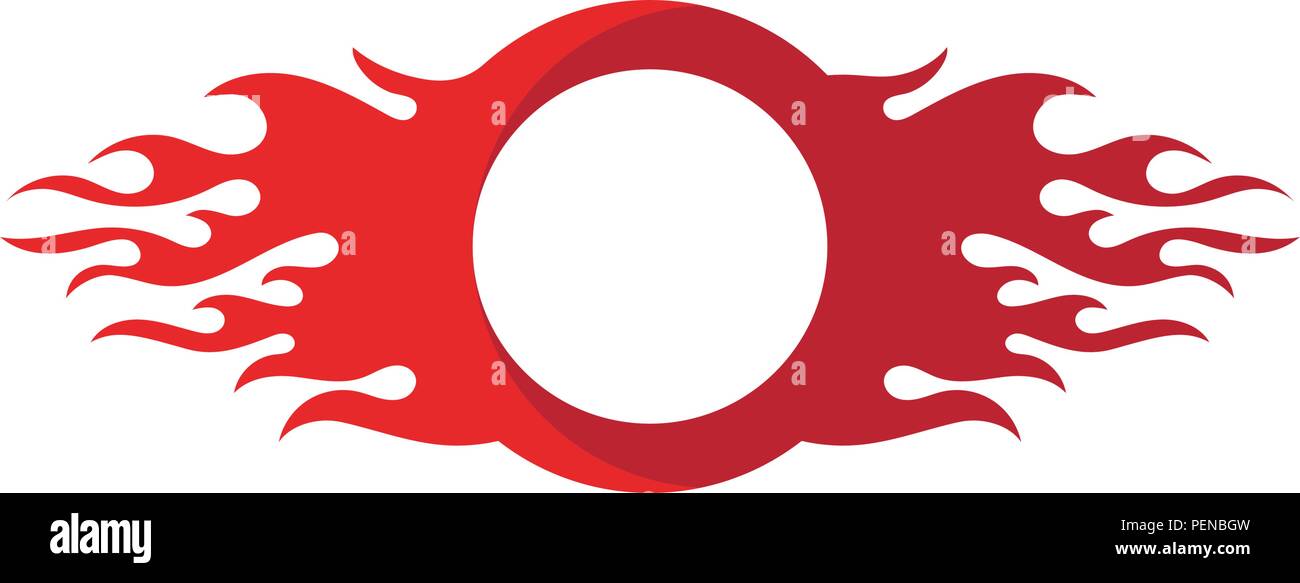 Fire flame vector illustration design template Stock Vector Image & Art ...