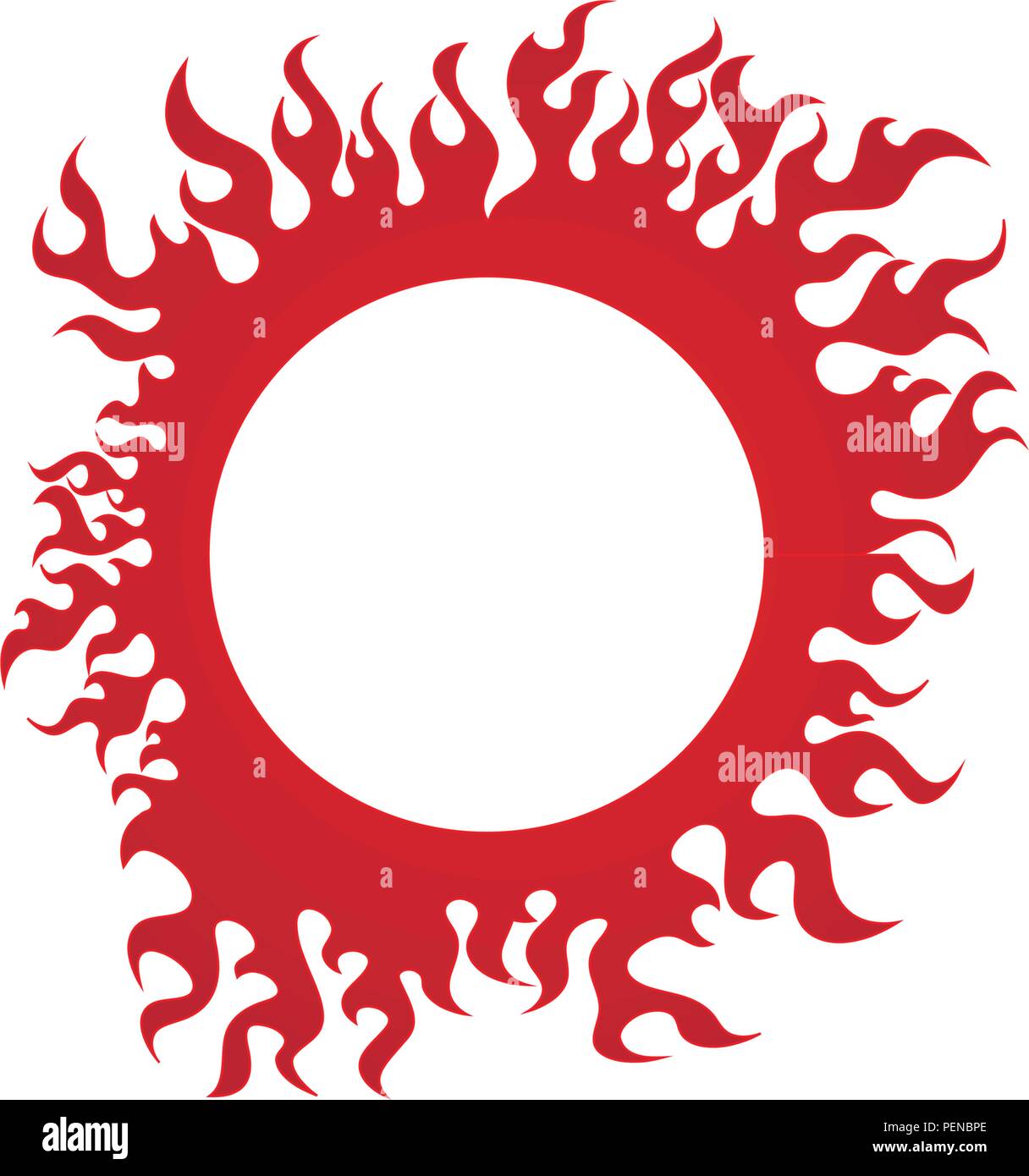 Fire flame vector illustration design template Stock Vector Image & Art ...