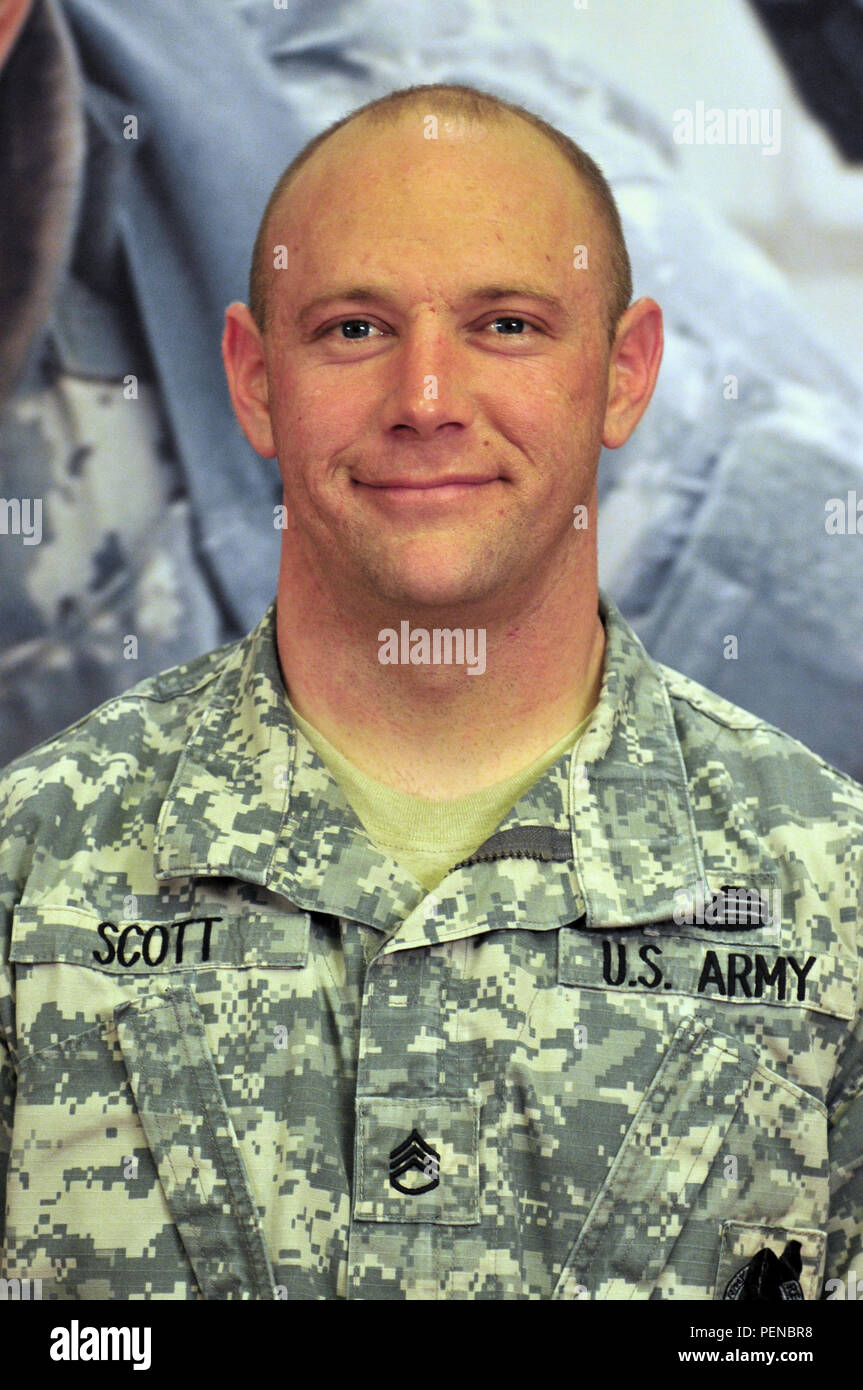 Staff Sgt. Eric Scott visits San Antonio for the U.S. Army All-American ...