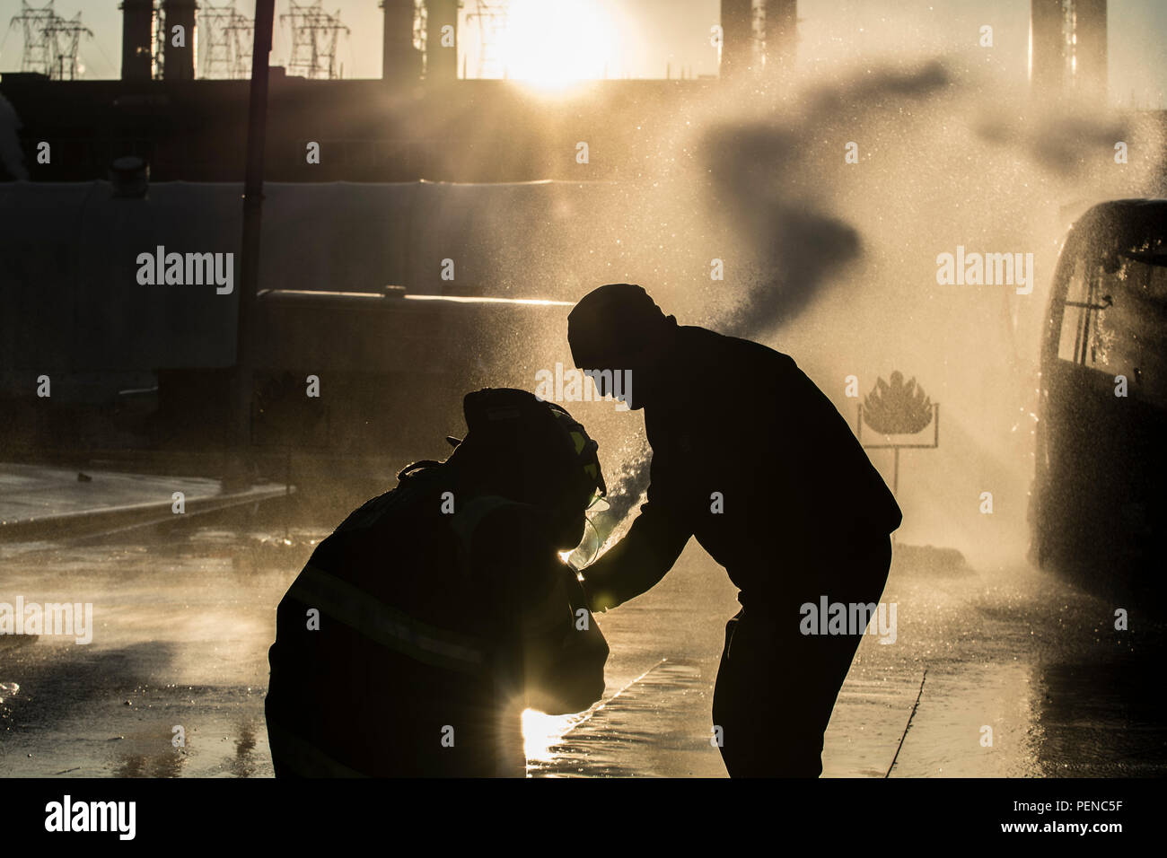 Capt. Matthew Cregin, an instructor with the New York City Fire Academy ...