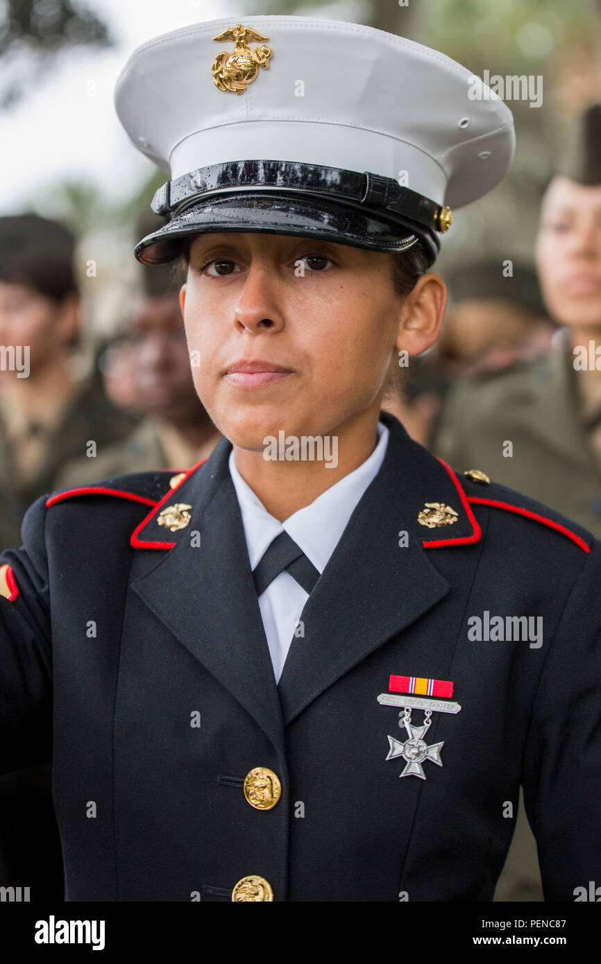 Pfc. Emily J. Pruitt, honor graduate for Platoon 4001, Papa Company ...