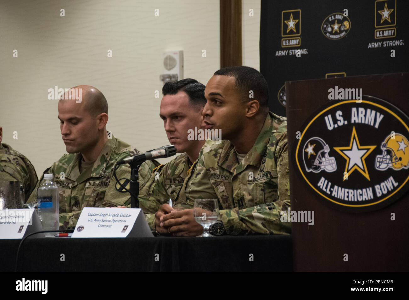 U.S. Army Soldier Mentor, Capt. Angel Rosario, with USASOC’s 8th ...