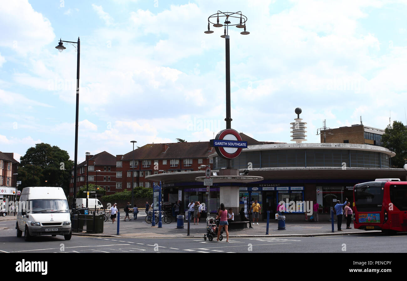 Southgate station, on London Underground's Piccadilly Line, has ...