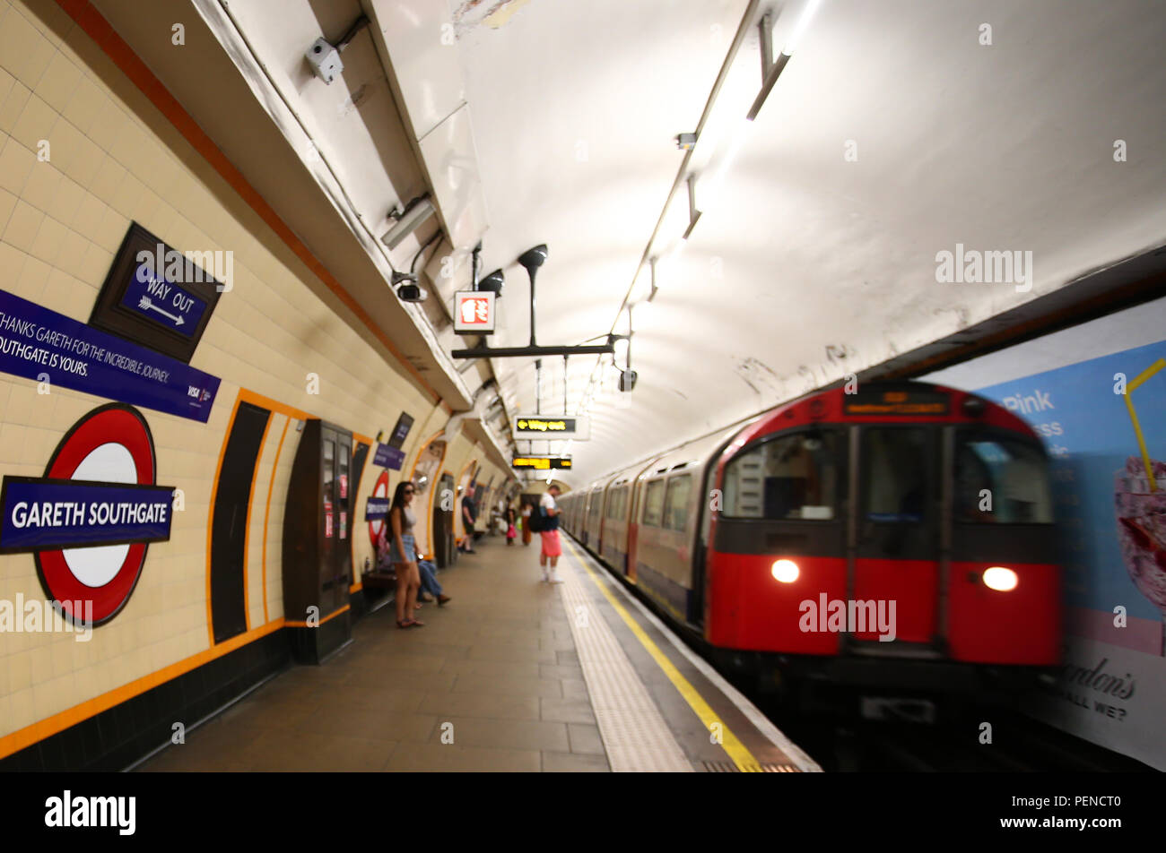 Southgate station, on London Underground's Piccadilly Line, has ...