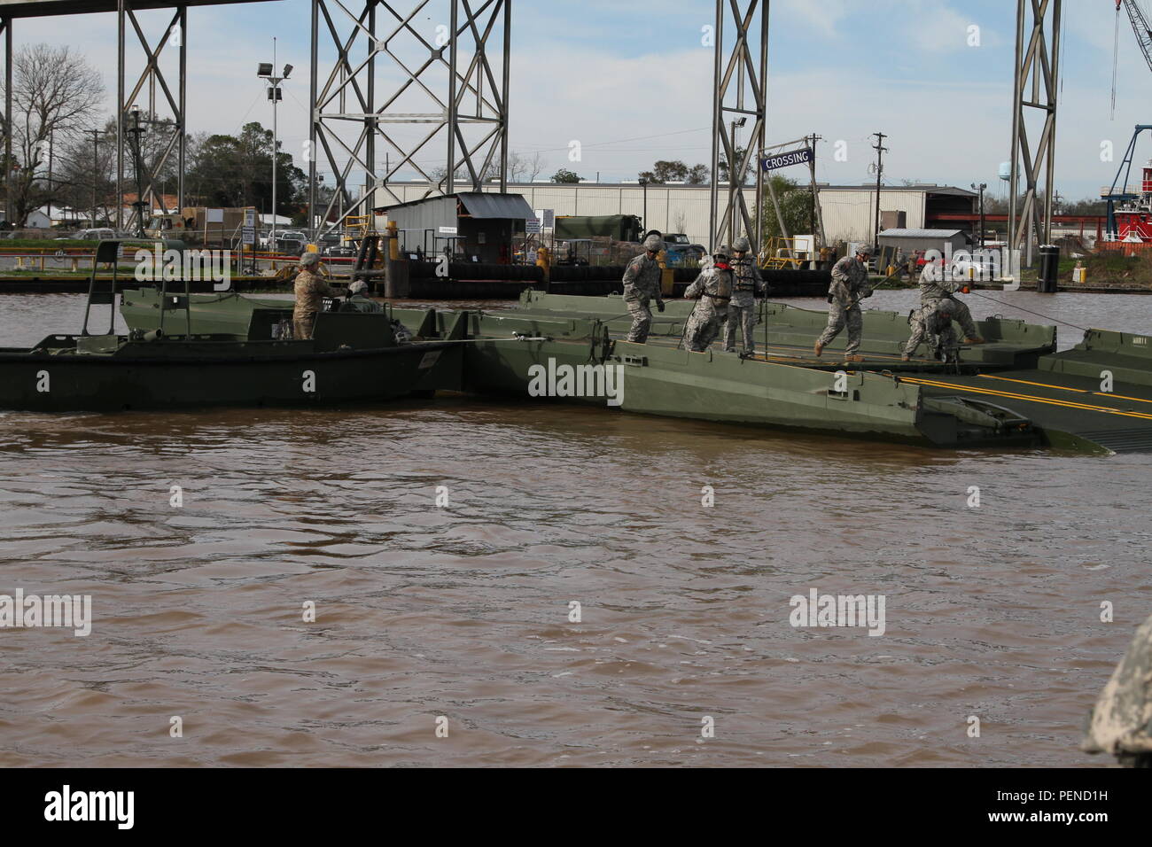 Members of the Louisiana National Guard’s 2225th Multi-Role Bridge ...