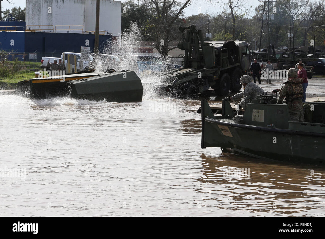Members of the Louisiana National Guard’s 2225th Multi-Role Bridge ...