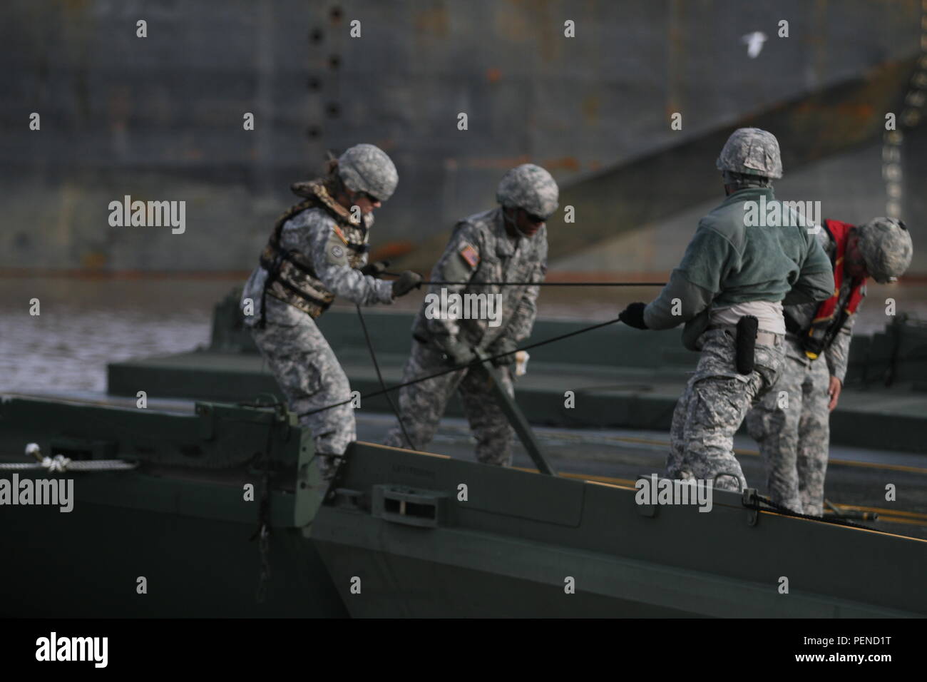 Members of the Louisiana National Guard’s 2225th Multi-Role Bridge ...