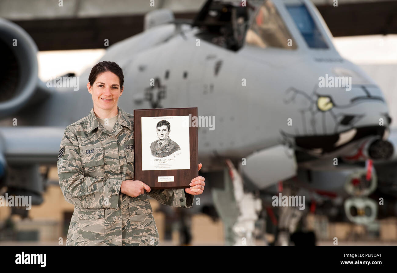 Tech. Sgt. Danielle Gray, a member of the 122nd Intelligence Operations ...