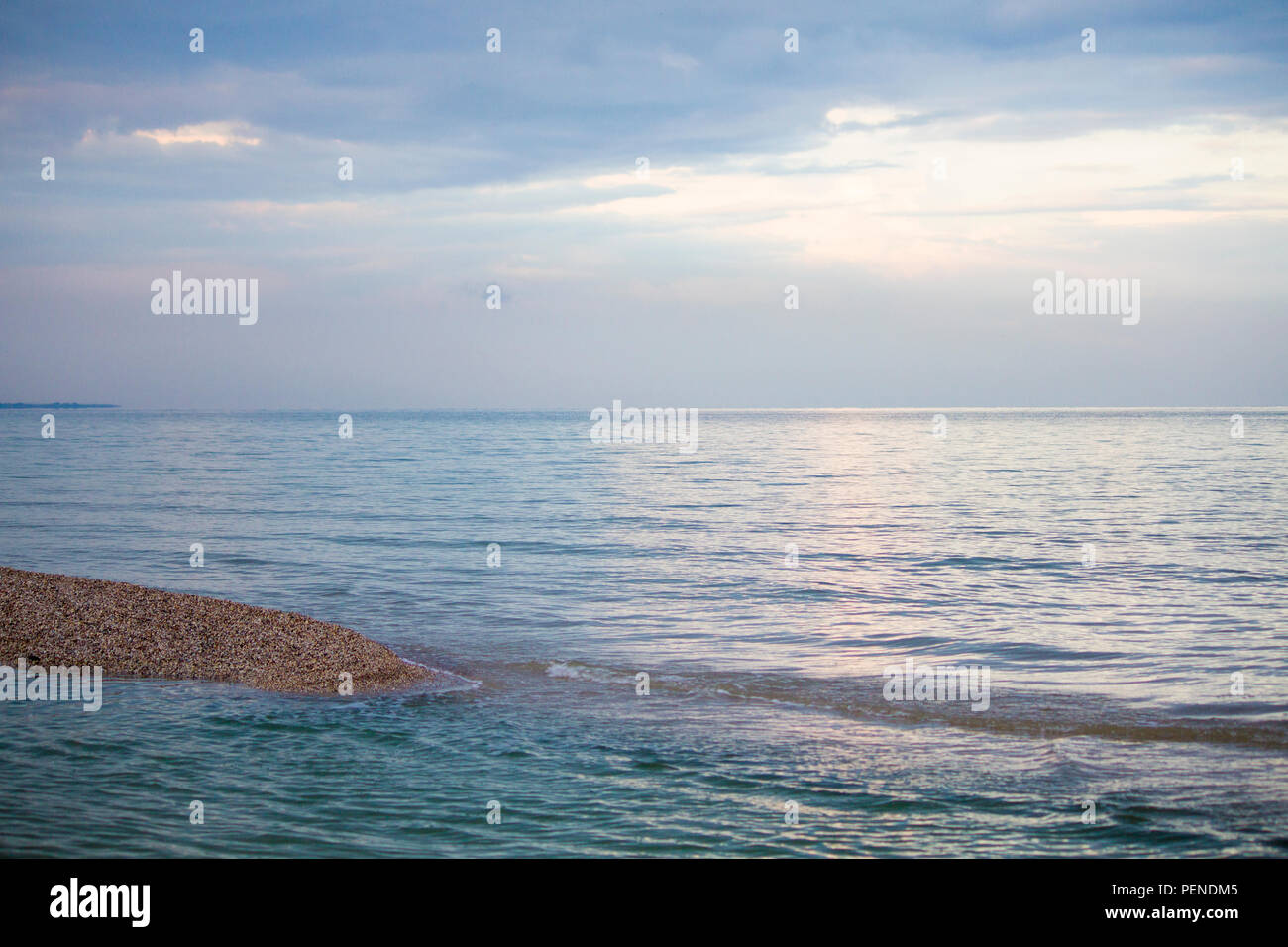 Sea. Beautiful seascape on the Azov Sea Stock Photo - Alamy