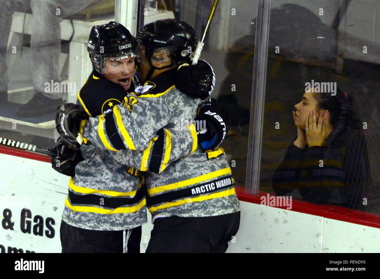 Army's Spc. Matthew Iaccheo (left) and Staff Sgt. Cameron Penney ...