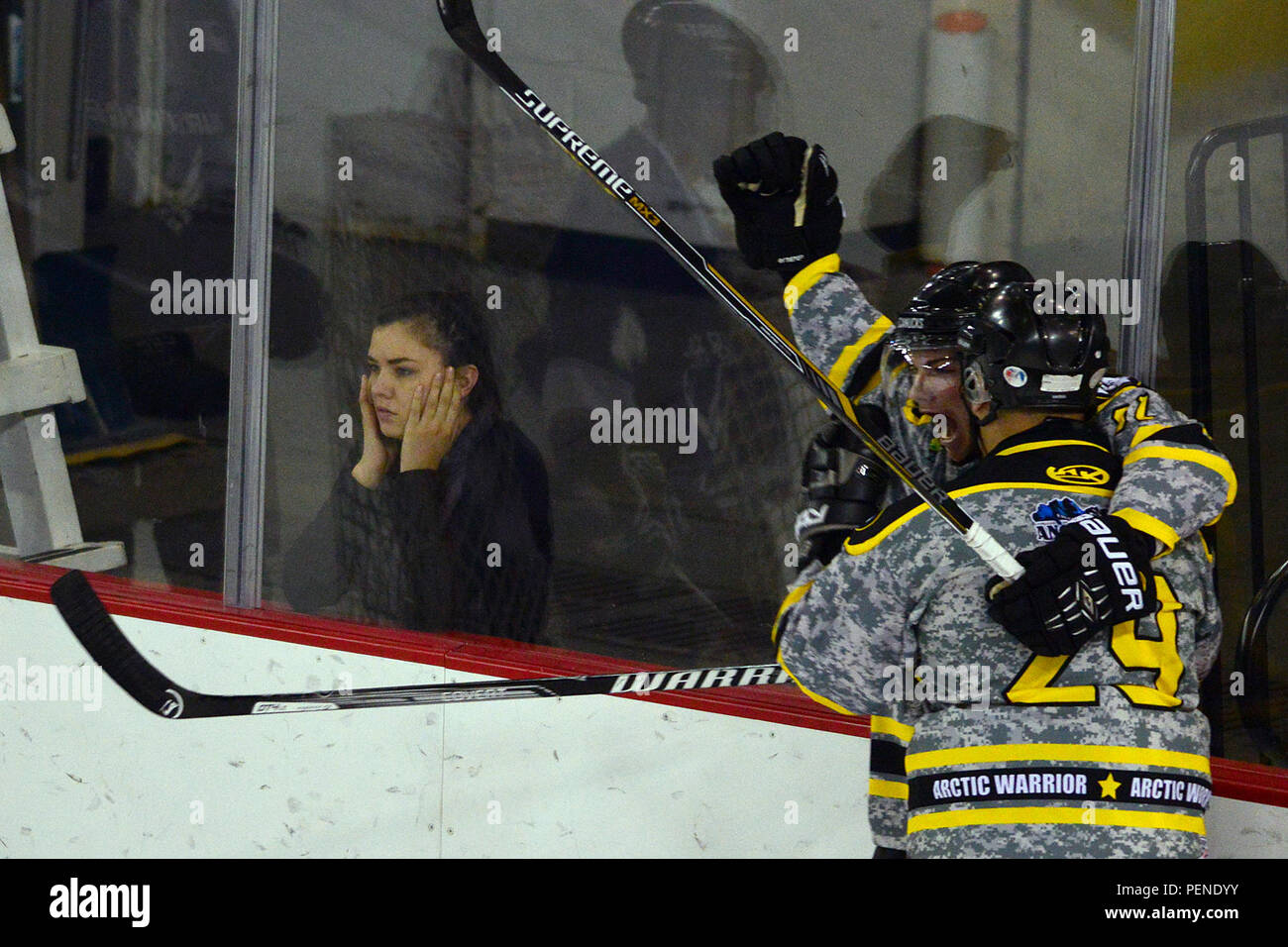 Army's Spc. Matthew Iaccheo (left) and Staff Sgt. Cameron Penney ...