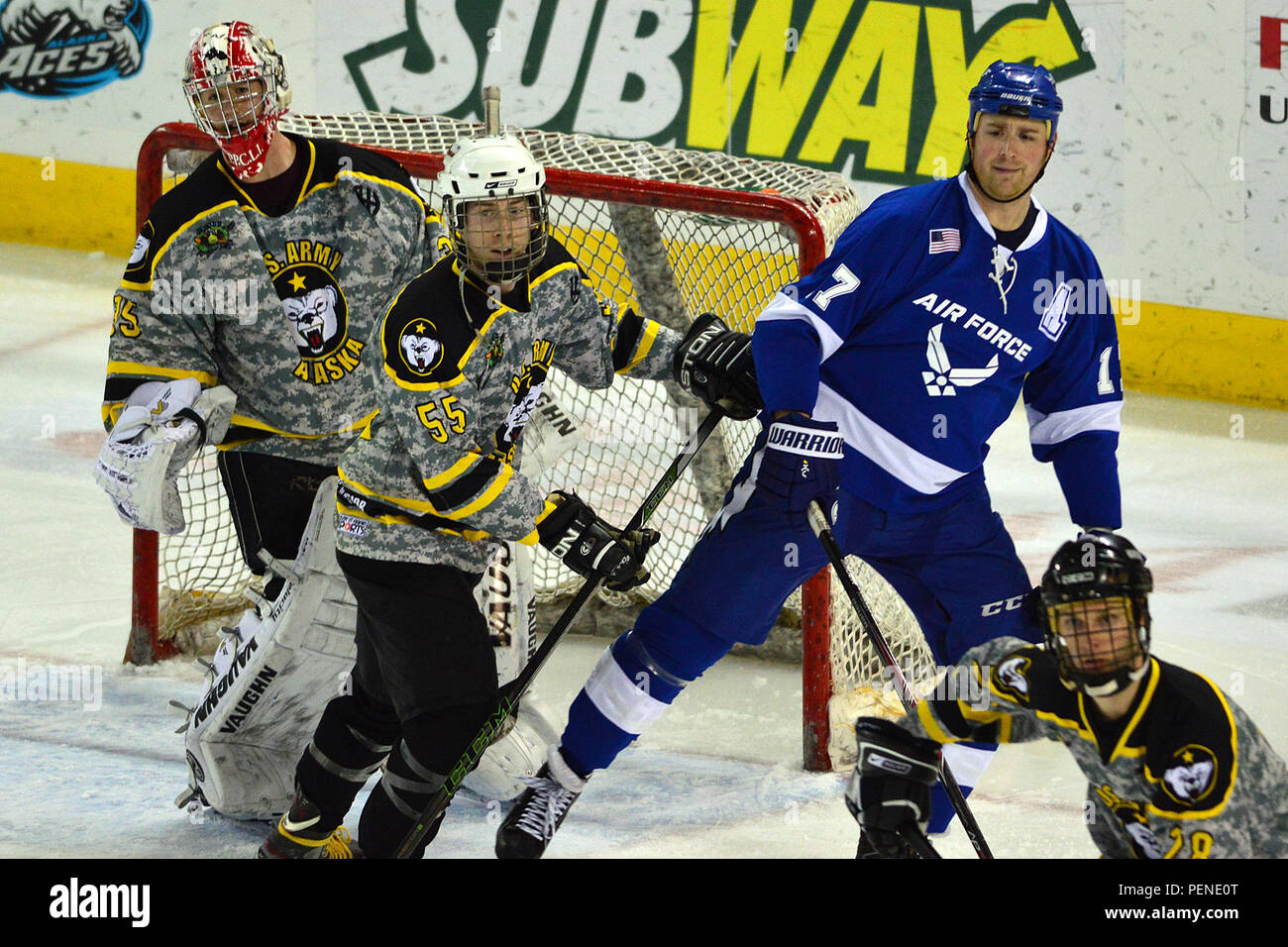 Army's 1st Lt. Matthew Tierney and Air Force's Tech. Sgt. Robert ...