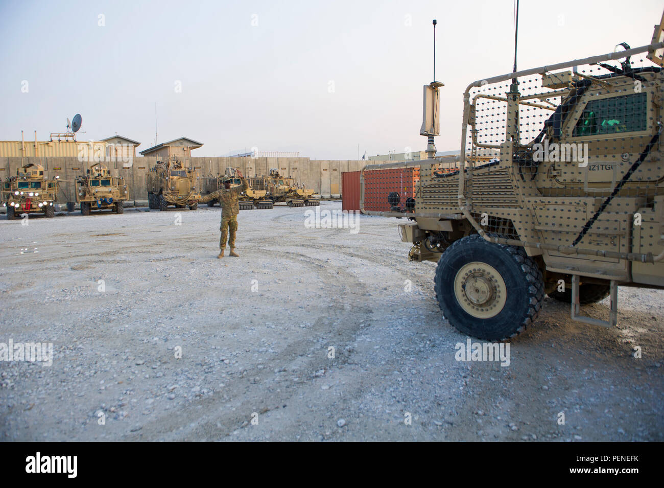 Sgt. Oumarou Pafadnam, a Soldiers with 317th Brigade Engineer Batallion ...