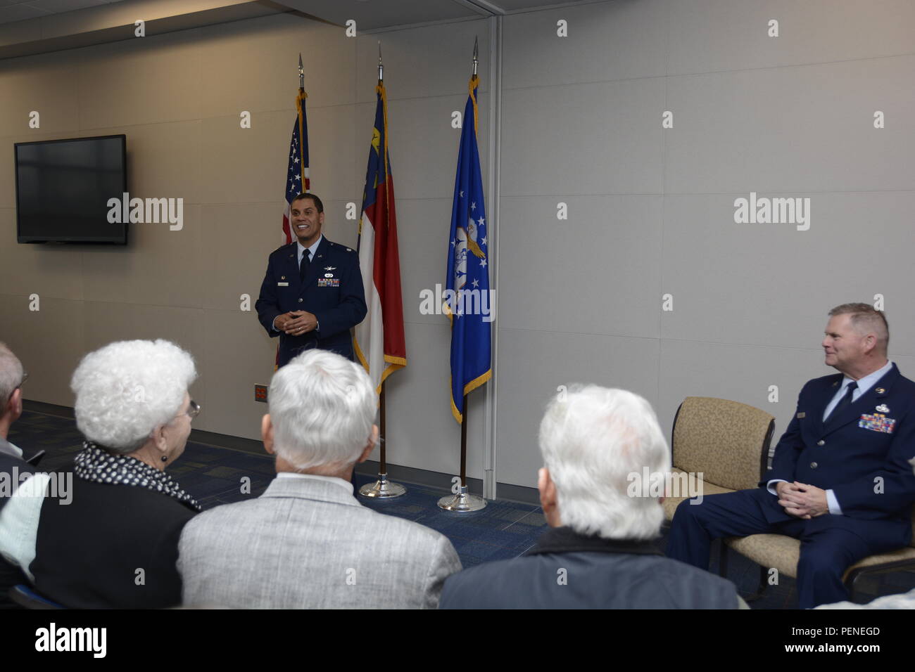 U.S. Air Force Lt. Col. Sean Barnett, commander for the 145th ...