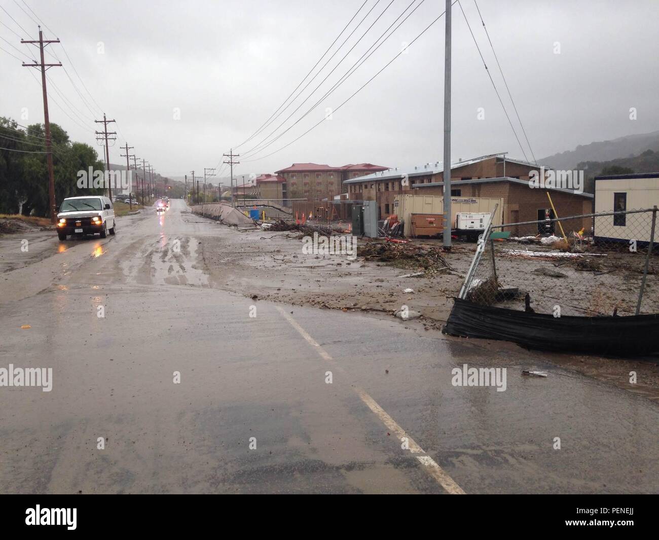 Damage to Camp Pendleton Stock Photo - Alamy