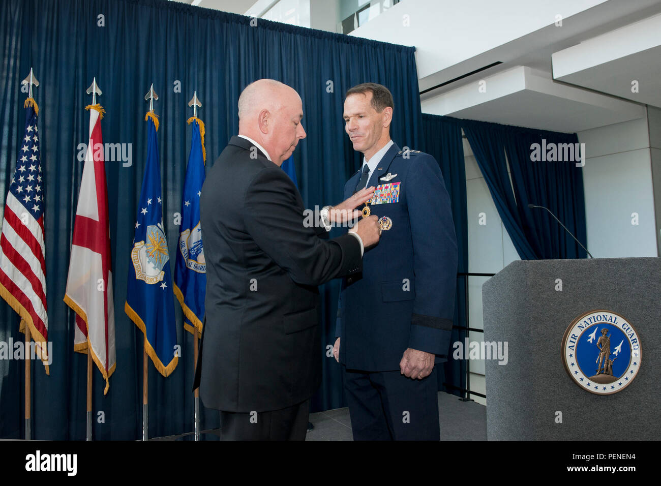 Former Air Force Chief of Staff Gen. T. Michael Moseley pins the ...