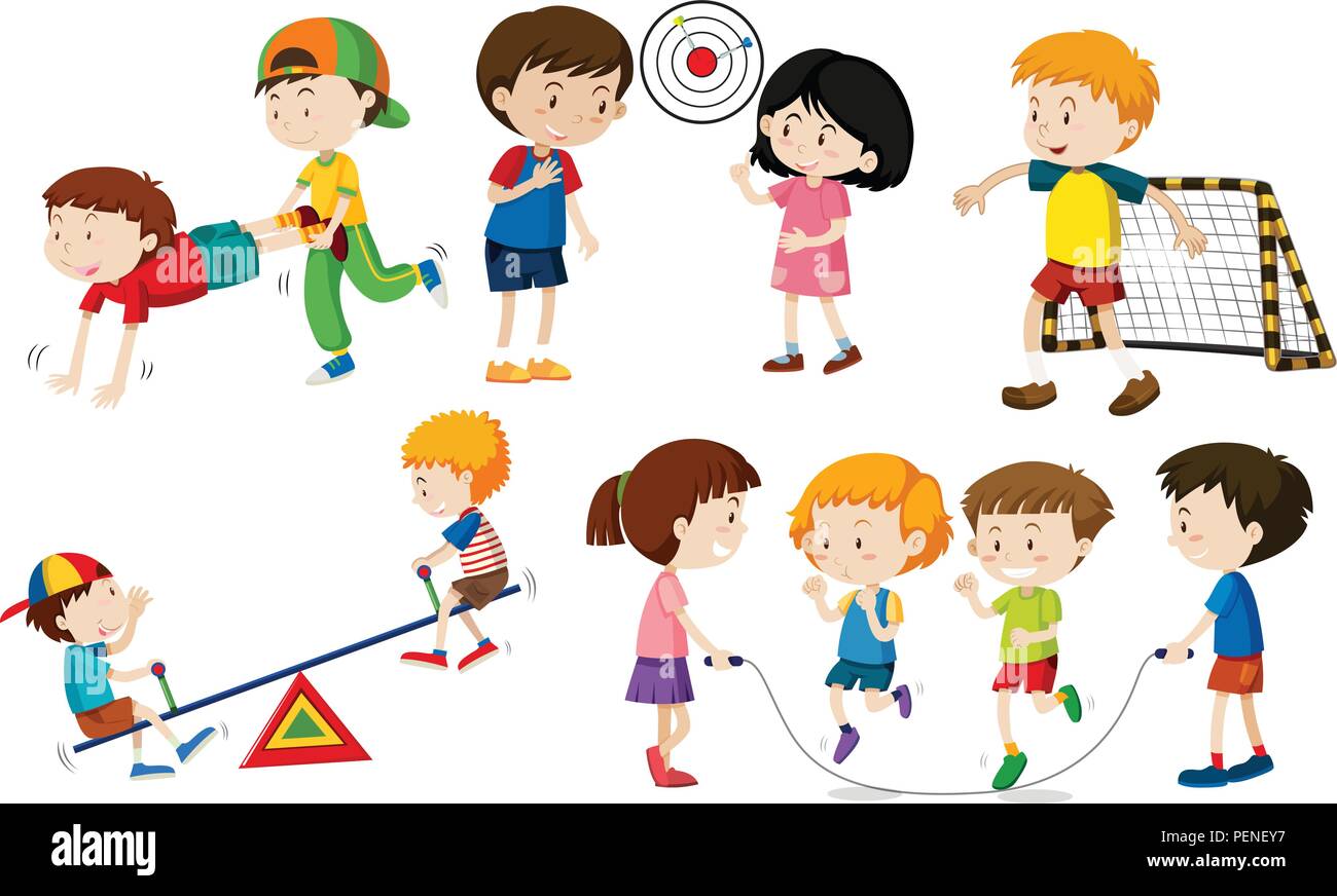 Activites background Stock Vector Images - Alamy