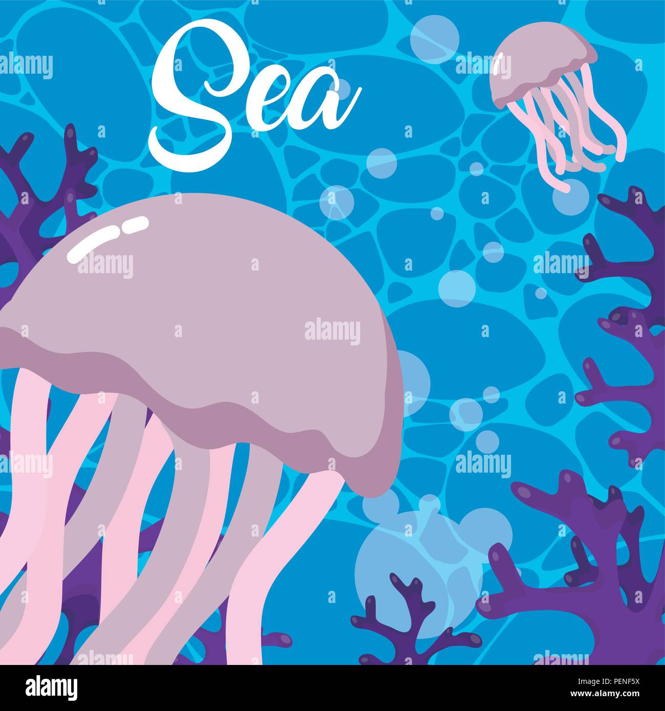 Cute sea cartoons Stock Vector Image & Art - Alamy