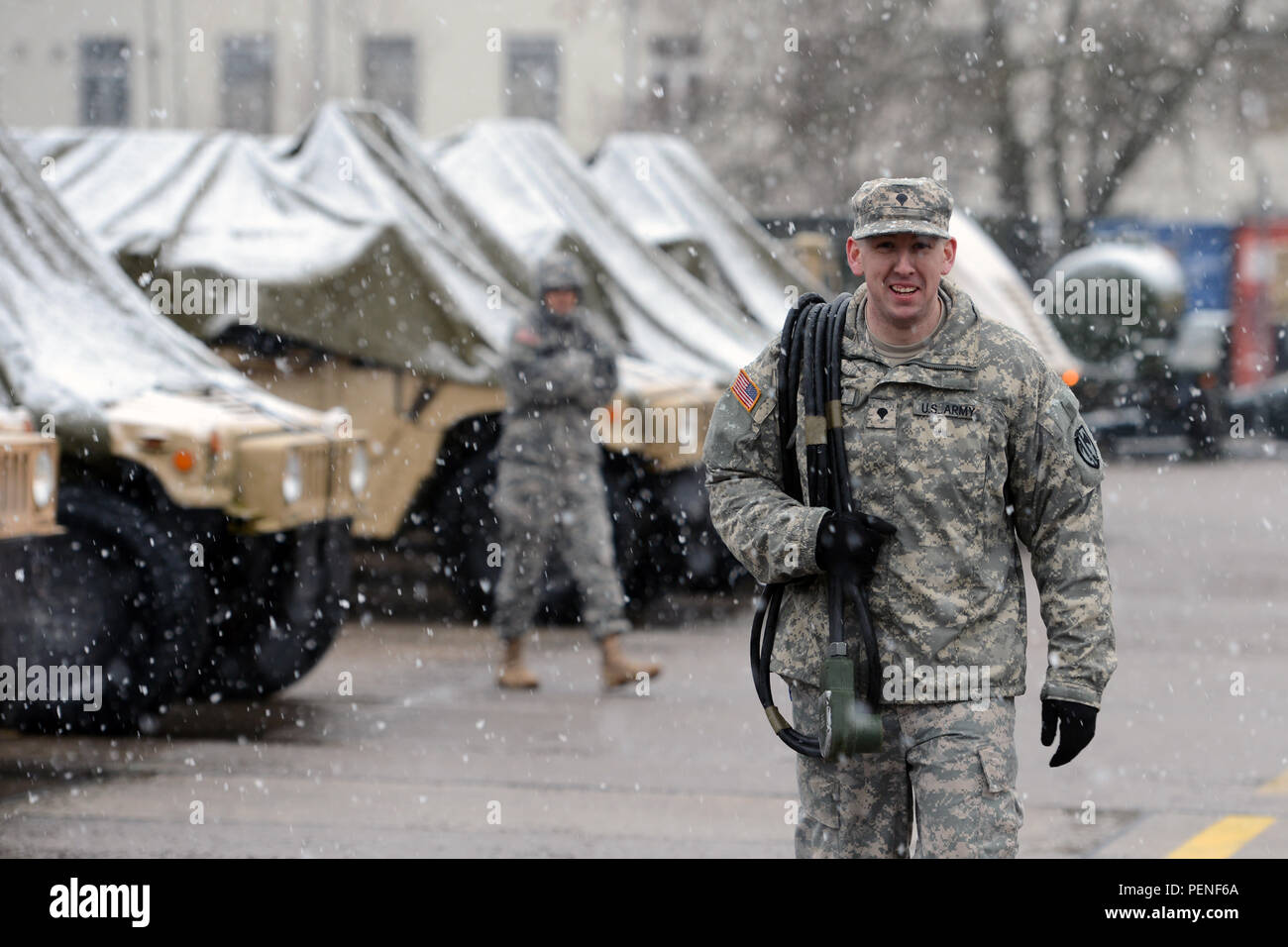 U.S. Soldiers assigned to 554th Military Police Company perform ...