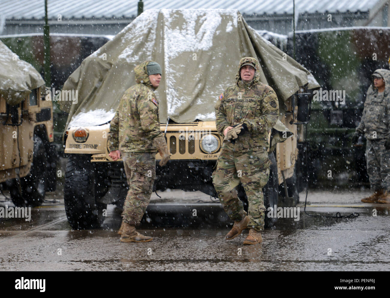 U.S. Soldiers assigned to 554th Military Police Company perform ...