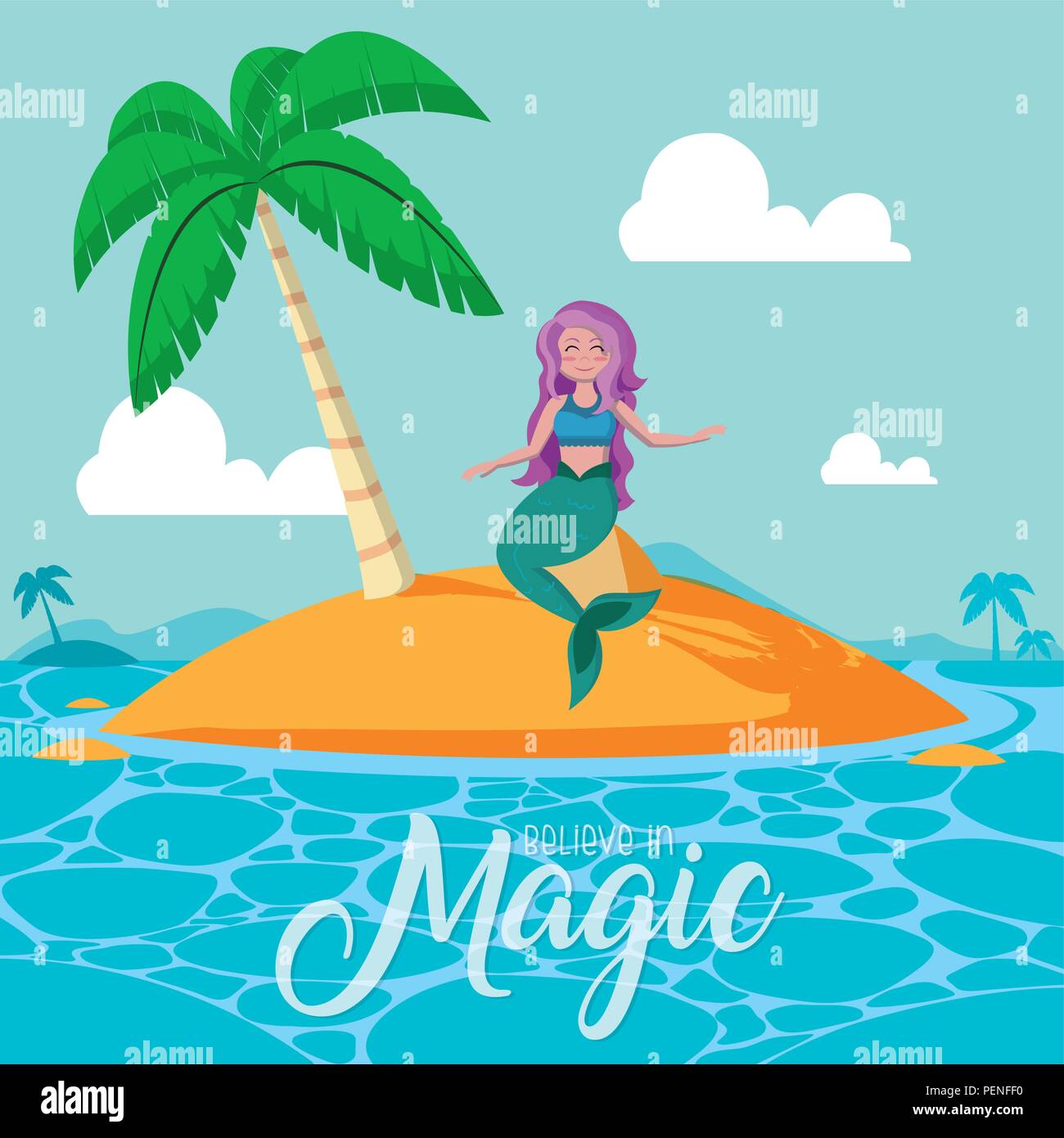 Believe in magic cartoons Stock Vector Image & Art - Alamy