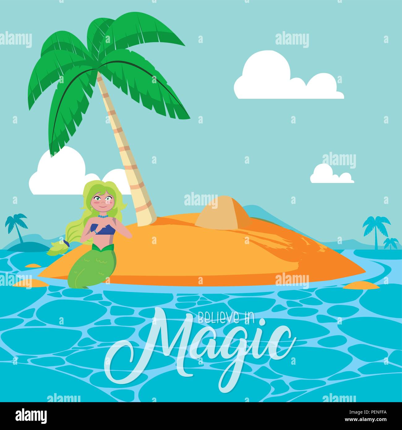 Believe in magic cartoons Stock Vector Image & Art - Alamy