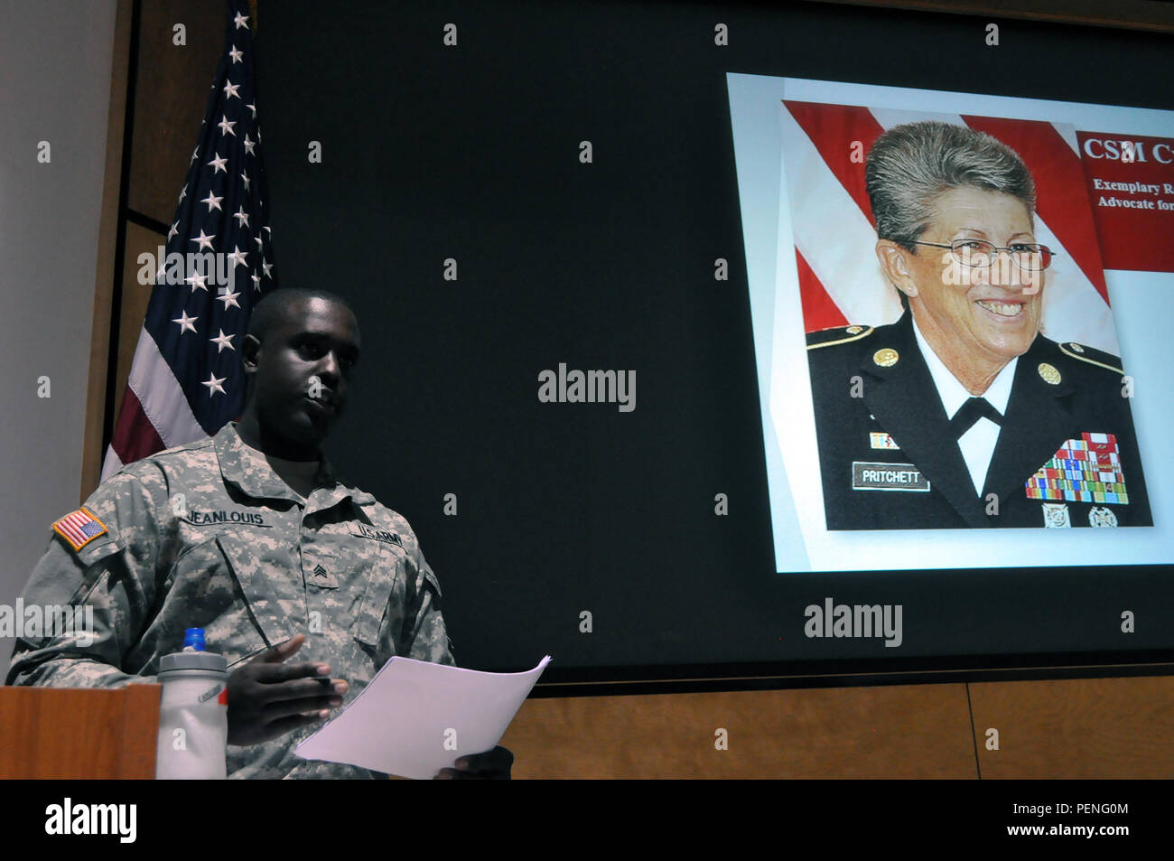 Sgt. Hantz Jeanlouis, Headquarters and Headquarters Company, Combat ...