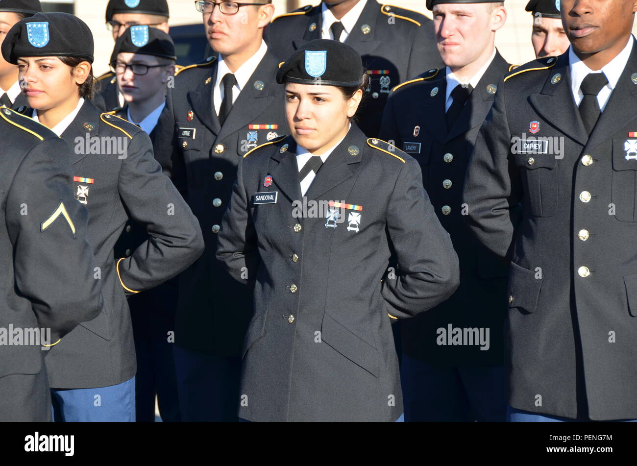 Pvt. Jennifer Sandoval, Company D, 31st Engineer Battalion, stands in ...