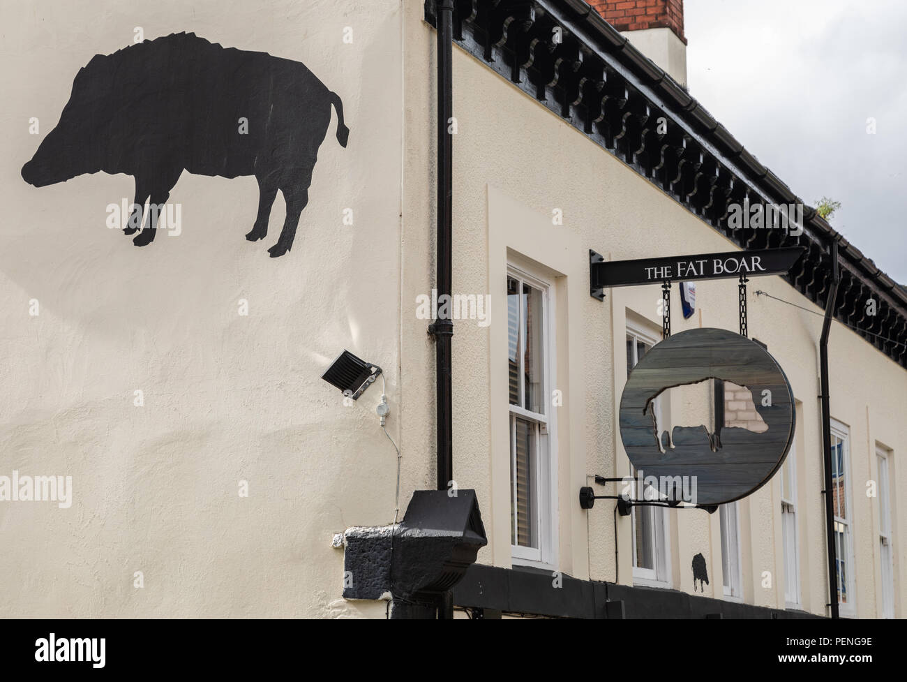 Fat boar pub hi-res stock photography and images - Alamy