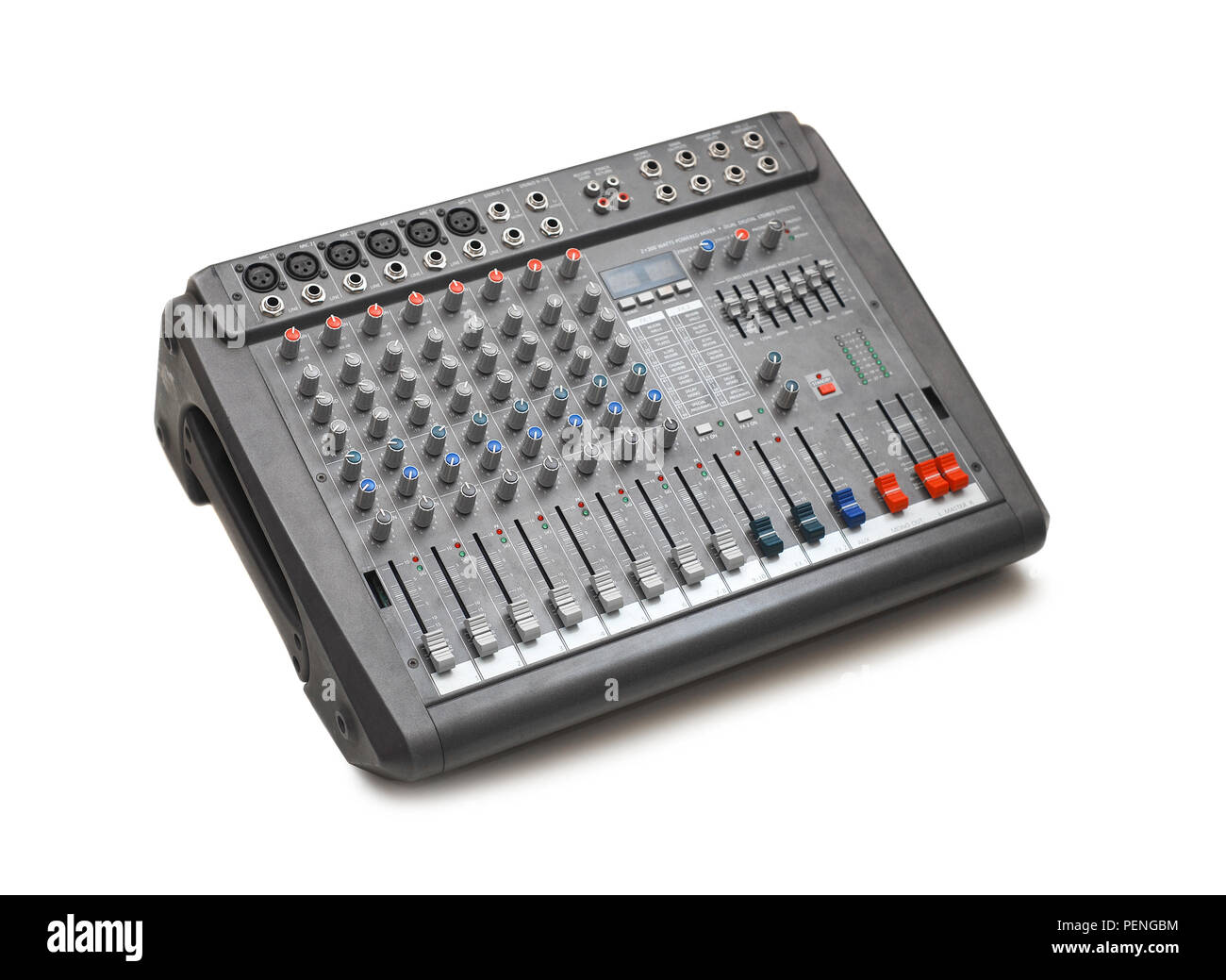 studio mixer isolated on white Stock Photo - Alamy