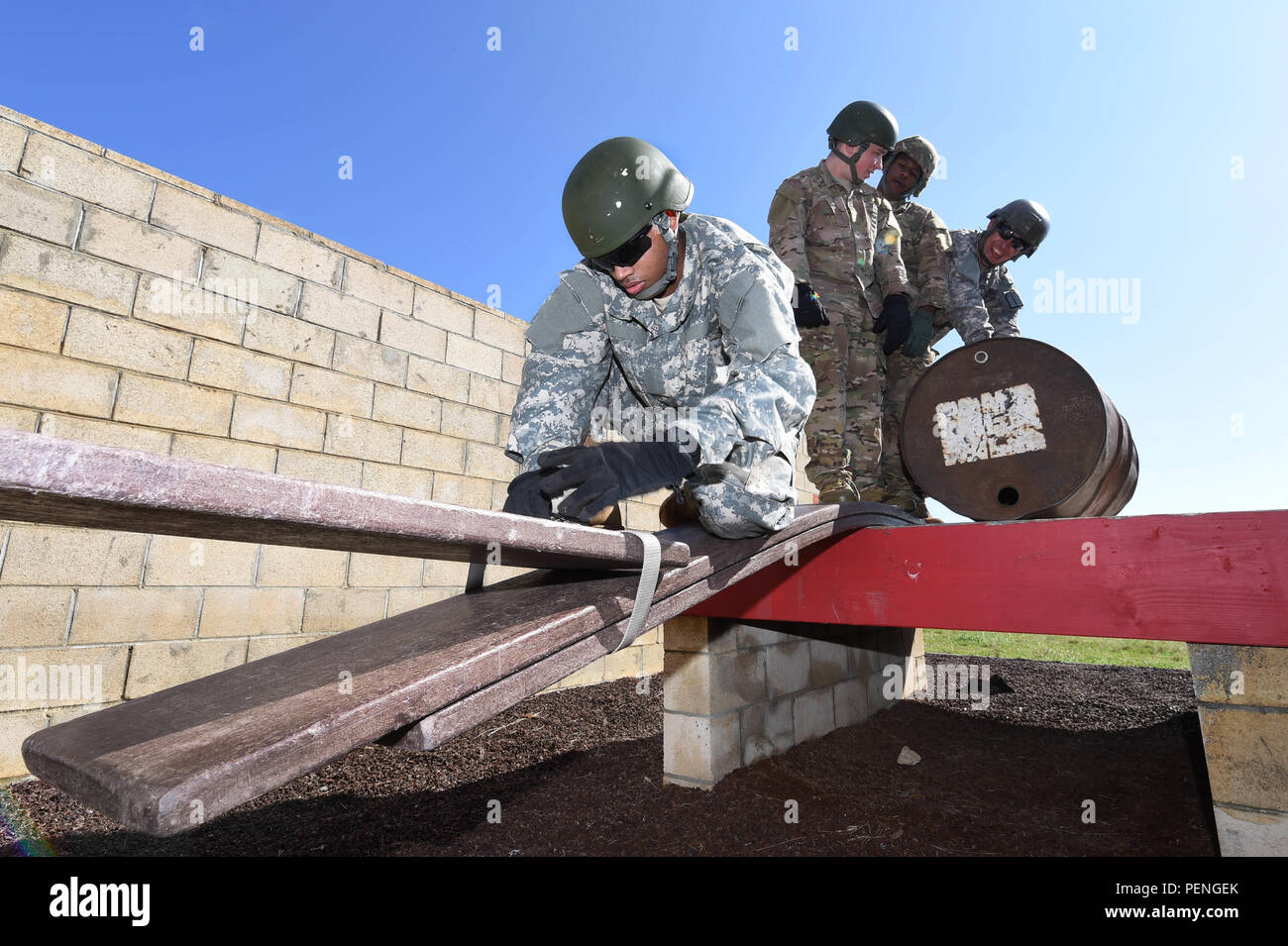 MARINE CORPS BASE HAWAII (Jan. 8, 2016) Pvt. Andre Cheatum, assigned to ...