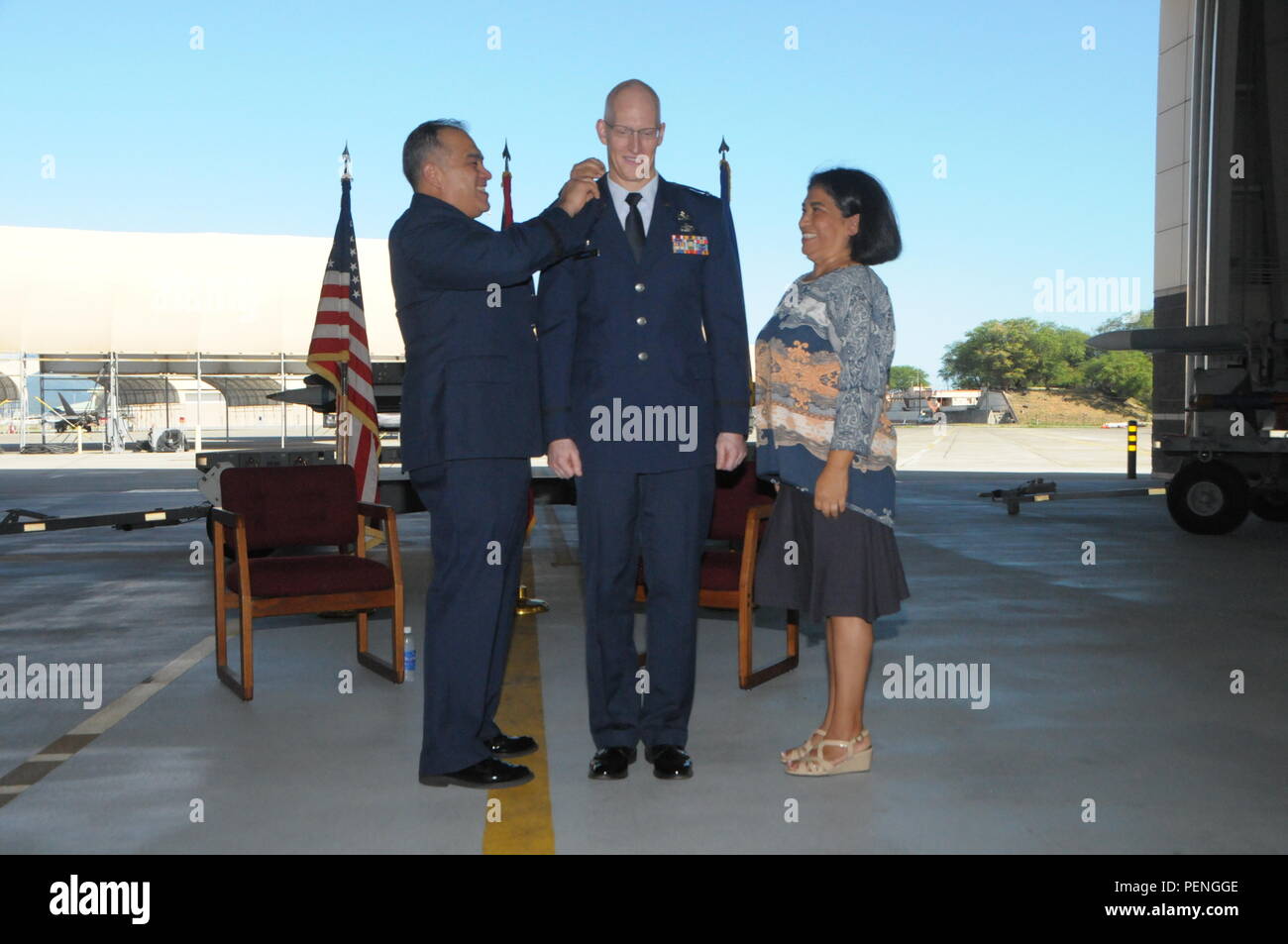 U.S. Air Force Col. Joseph Harris, commander of the 154th Maintenance ...