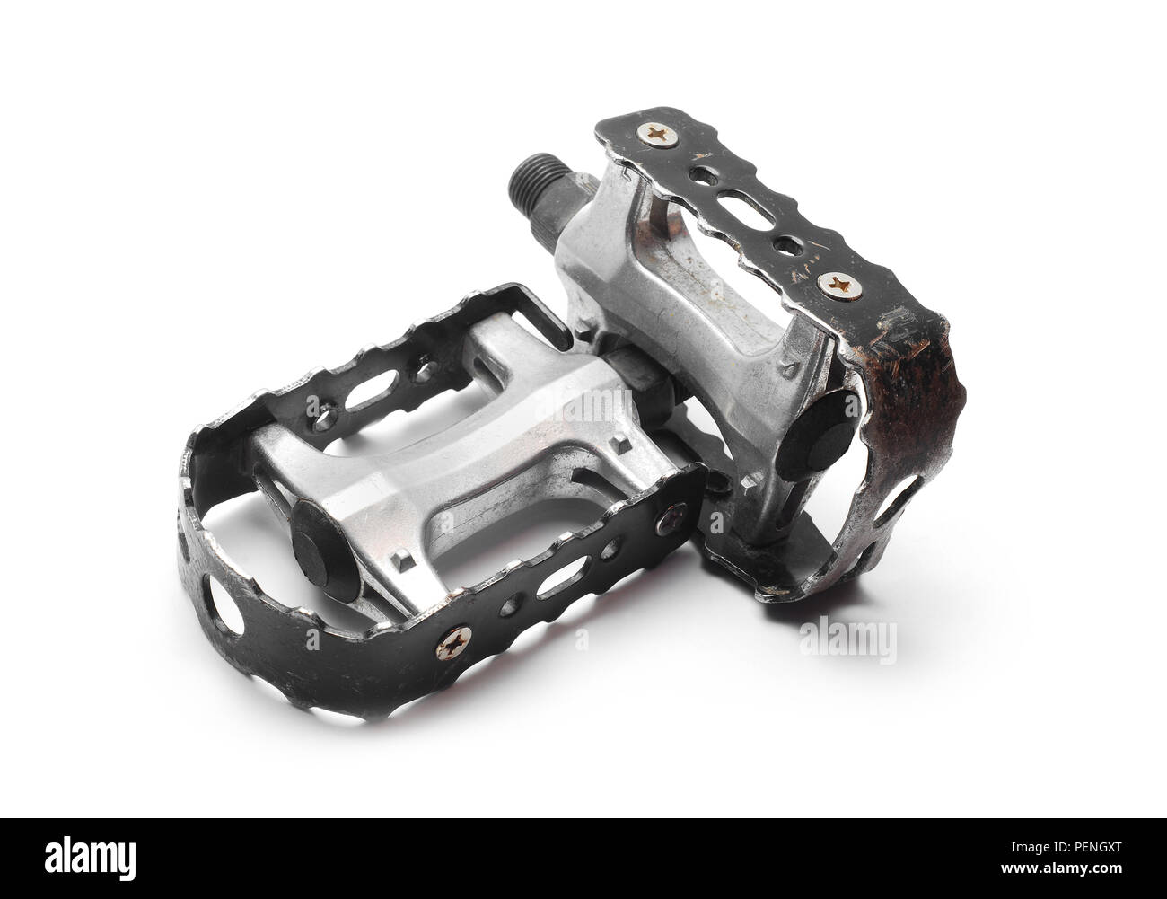 Bicycle pedals isolated on Cut Out Stock Images & Pictures - Alamy