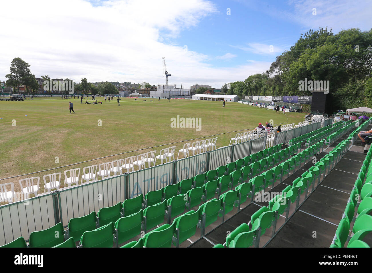 General view of play ahead of Surrey CCC vs Essex CCC, Specsavers ...