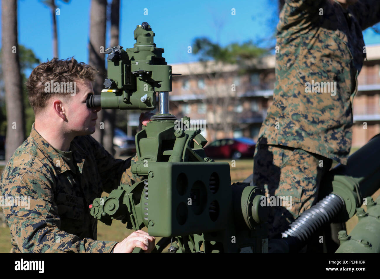 Cpl. Brandon Riggle, a field artillery cannoneer with 2nd Battalion ...