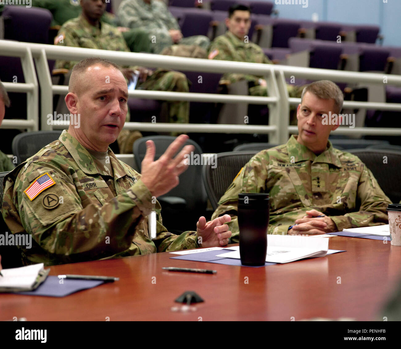 Maj. Gen. Timothy Orr, the adjutant general of Iowa, discusses the ...