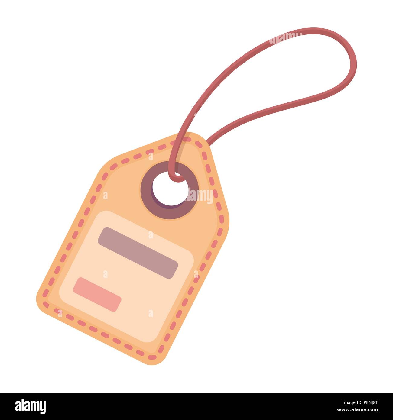 Label icon in cartoon style isolated on white background. E-commerce ...