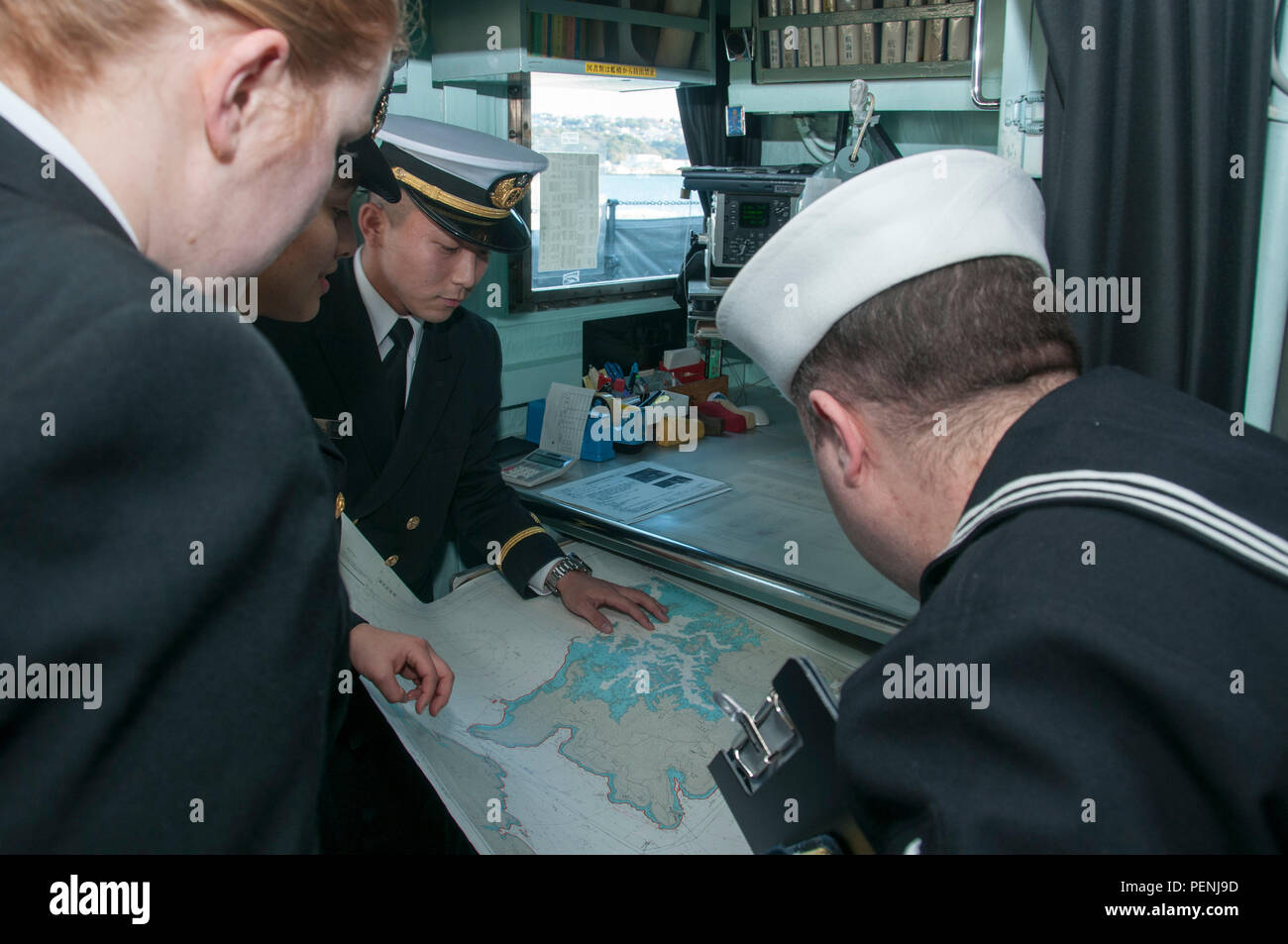 Ship chart room hi-res stock photography and images - Alamy