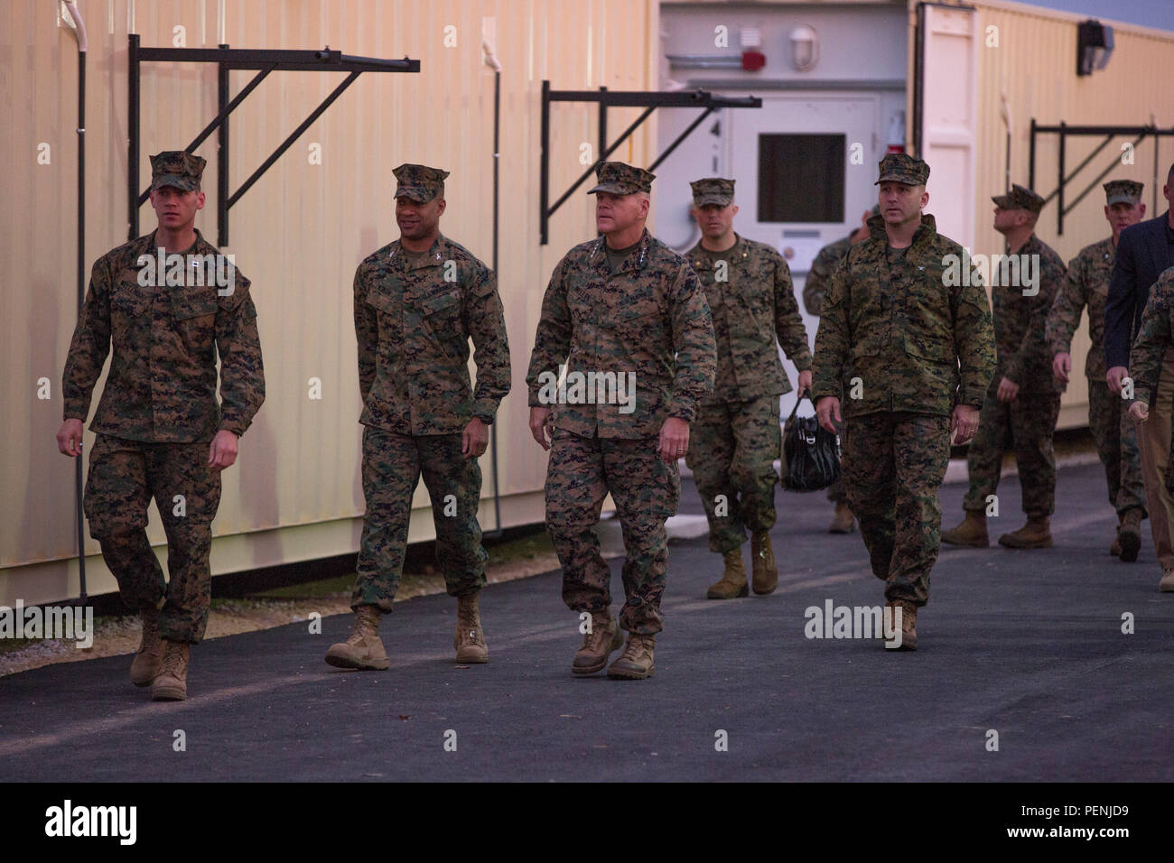 Col. Calvert Worth, the commanding officer for Special-Purpose Marine ...
