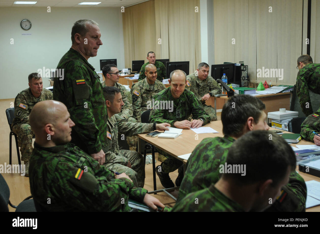 Lithuanian Land Forces Lt. Col Arturas Radvilas, 2 BDE Commander ...