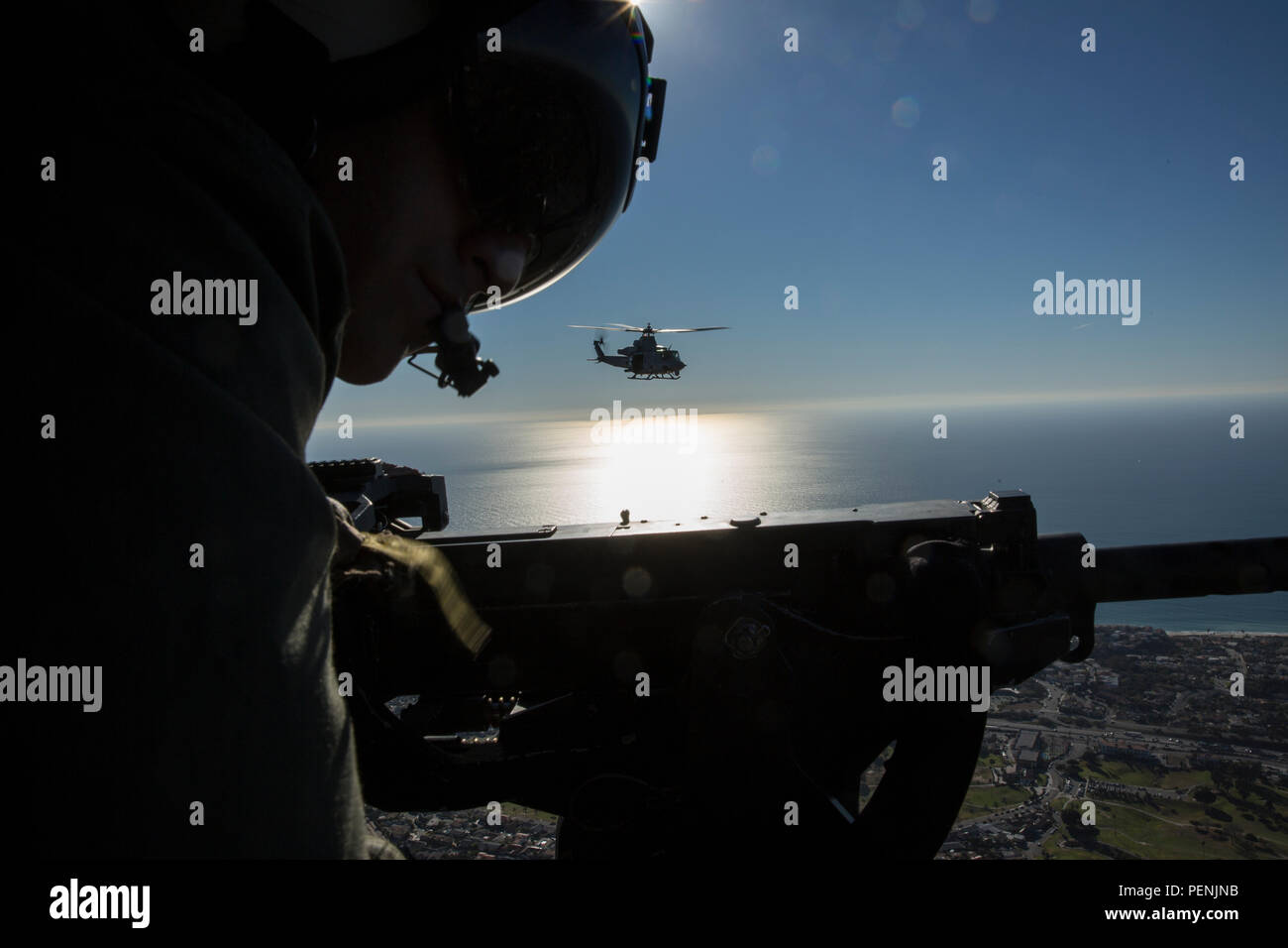 Lance Cpl. Daniel Rios, a crew chief student with Marine Light Attack ...