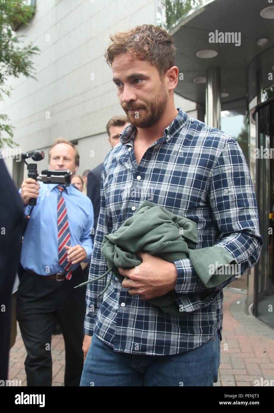 England rugby player Danny Cipriani leaves Jersey Magistrates' Court ...