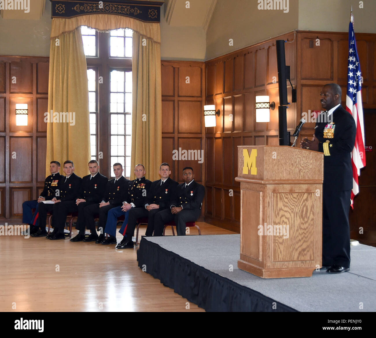 ANN ARBOR, Mich., (December 18, 2015) – Rear Adm. Stephen C. Evans ...