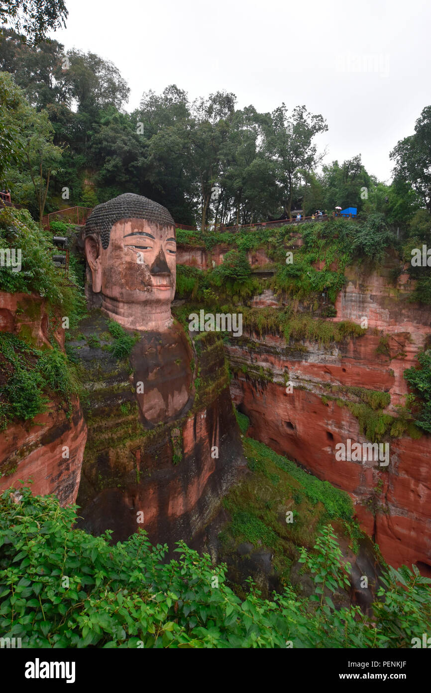 Giant Buddha of Leshan, Lèshan Dàfó, Leshan, Sichuan, China, Monument ...
