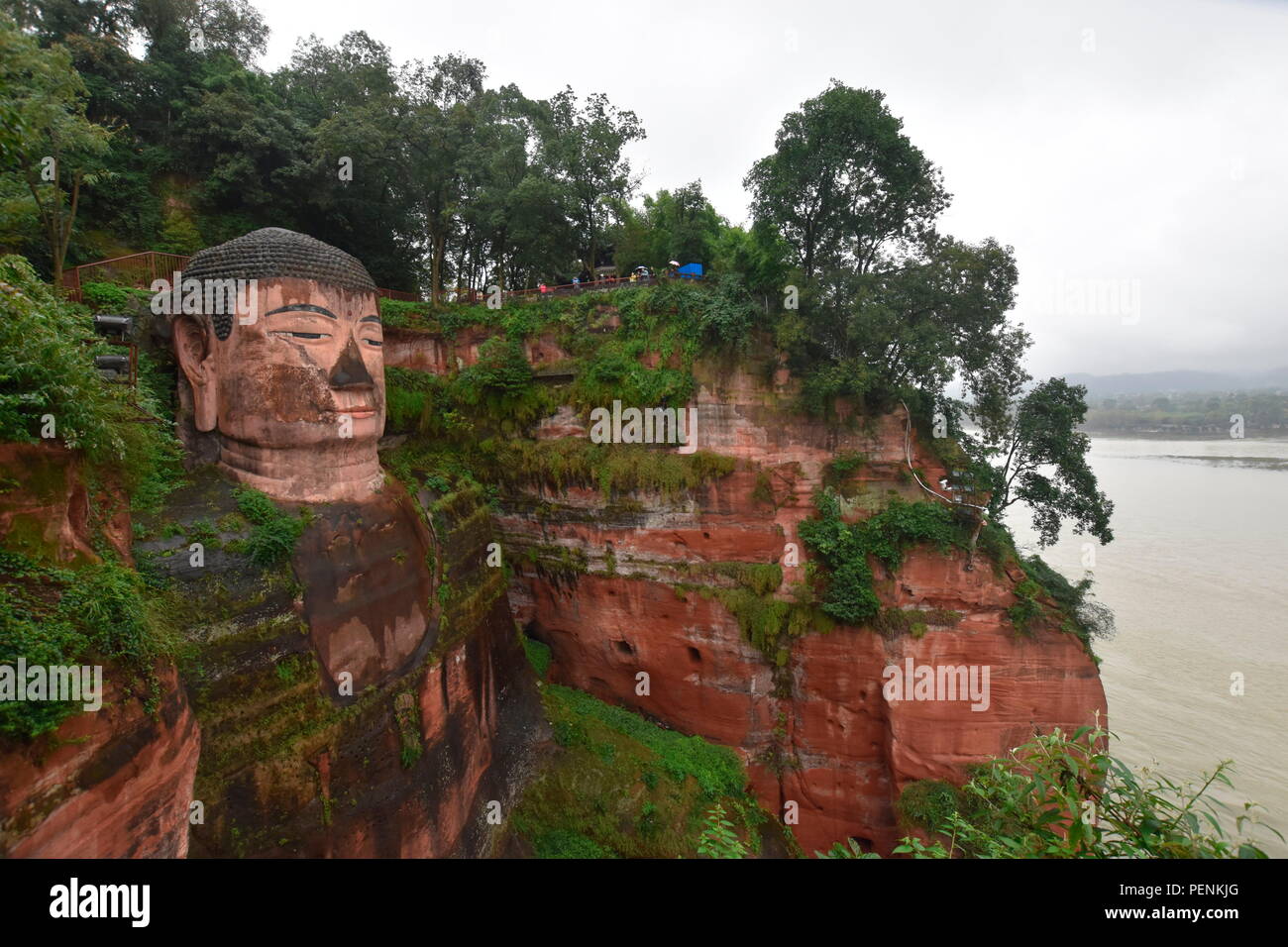 Giant Buddha of Leshan, Lèshan Dàfó, Leshan, Sichuan, China, Monument ...