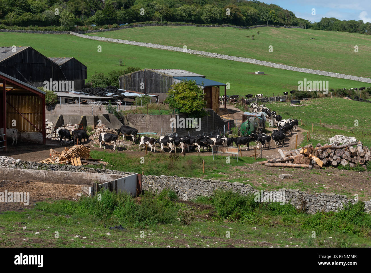 Arnside Tower Farm Arnside Cumbria Stock Photo - Alamy