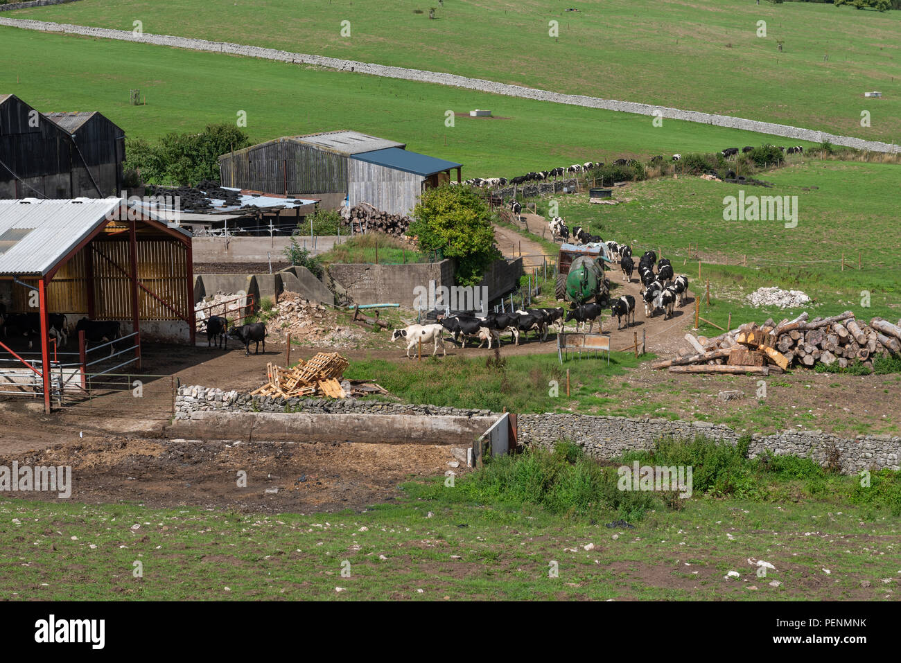 Arnside Tower Farm Arnside Cumbria Stock Photo - Alamy