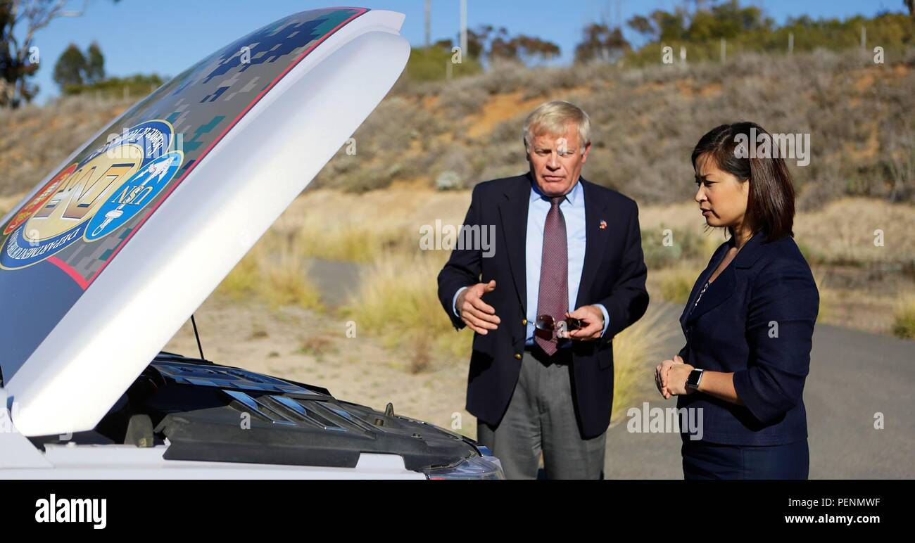 Gary Funk, deputy assistant chief of staff logistics, gives a ...