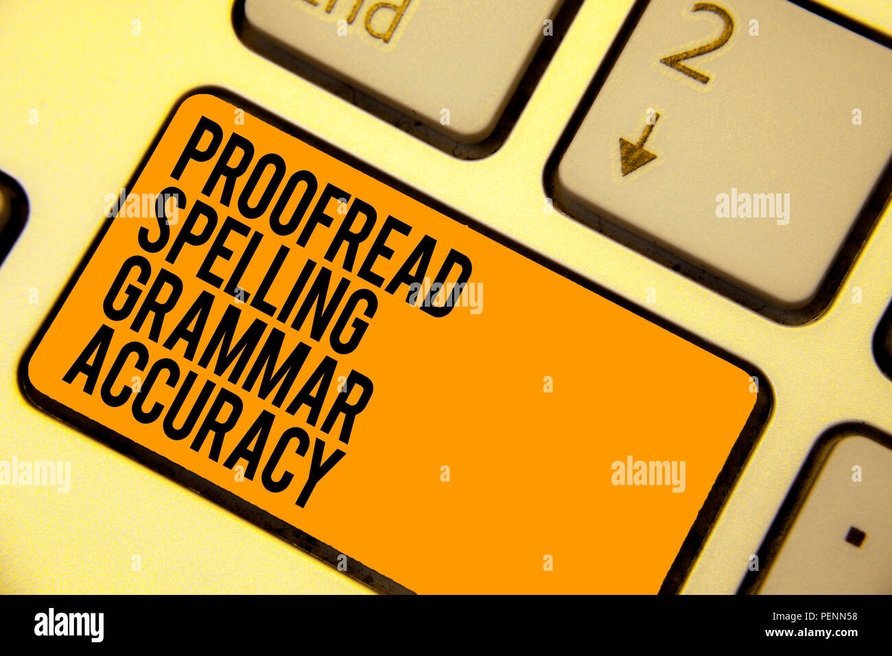 Handwriting text writing Proofread Spelling Grammar Accuracy. Concept ...